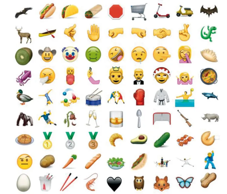 Estos son los nuevos emojis que tendrás este año Estos son los nuevos emojis que tendrás este año